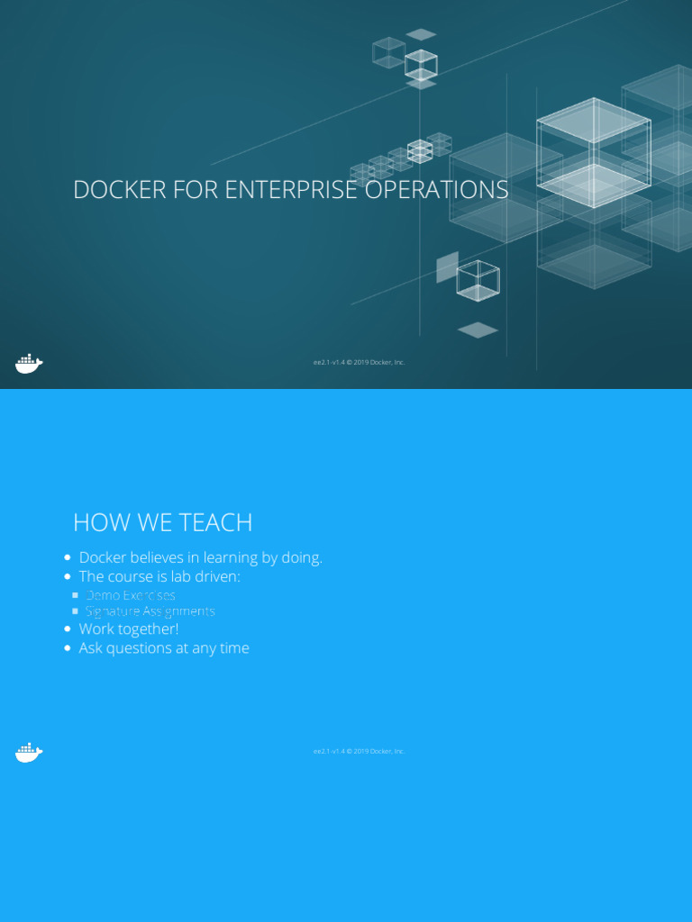 Docker For Enterprise Operations | PDF | Computing | Computer Science