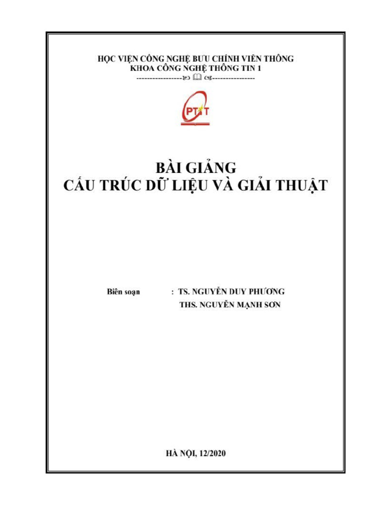 Baigiang CTDL GT 2020 1600 PDF - Gdrive.vip | PDF