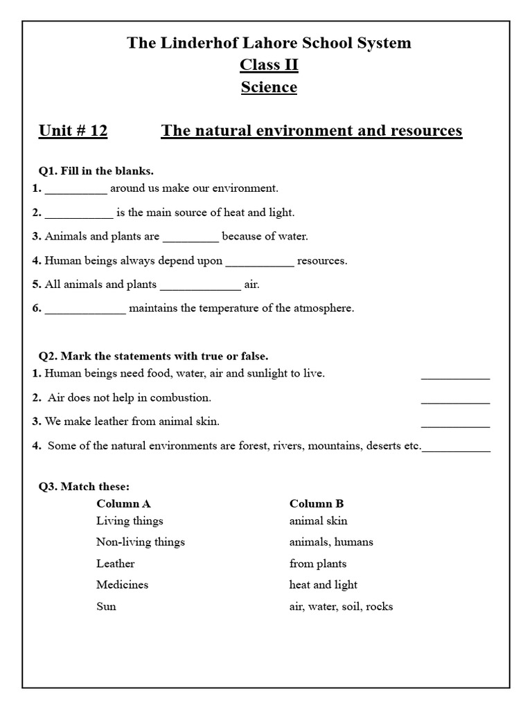 Class 2 Science | Download Free PDF | Plants | Seed