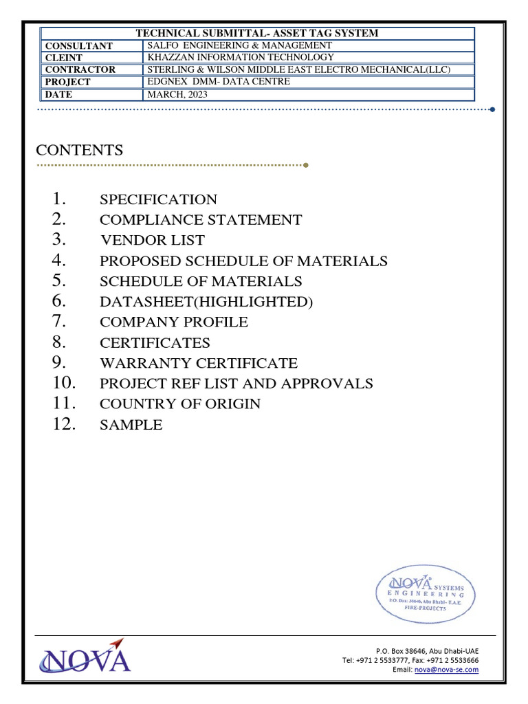 Mts - Edgnex - Dmm1-Asset - Tag Rev 0 | PDF | Specification (Technical ...