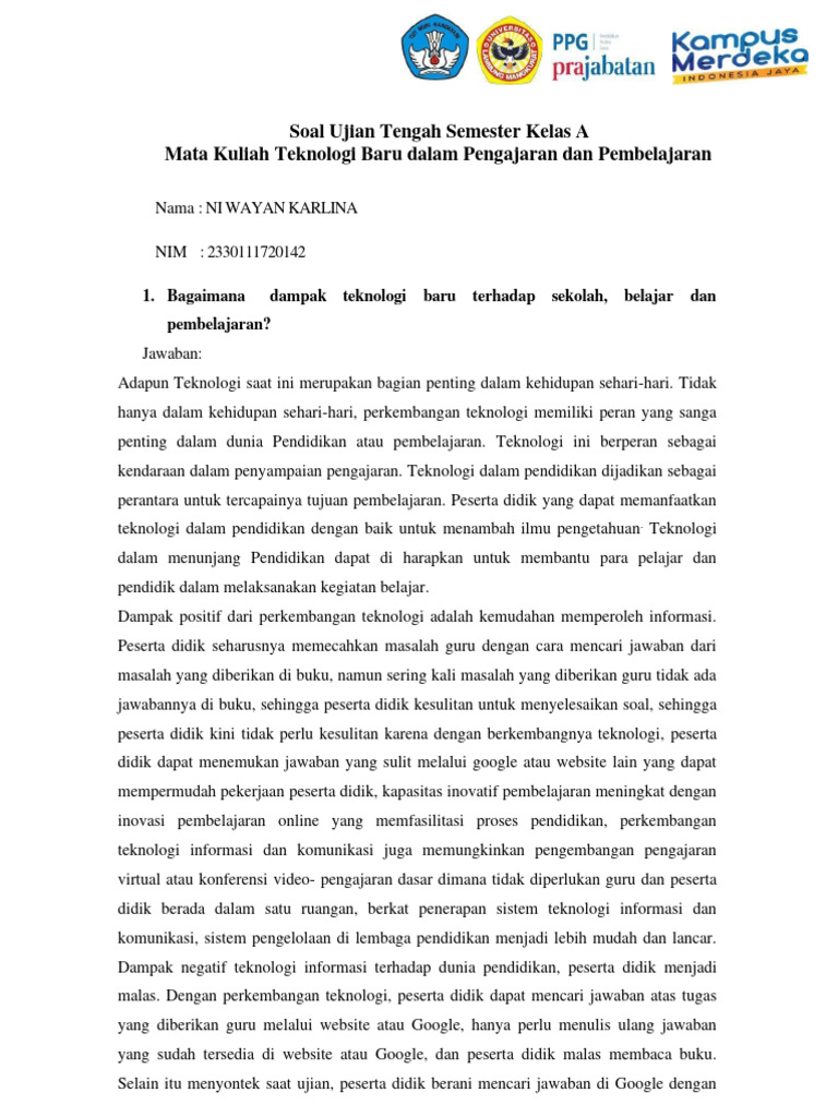 NI WAYAN KARLINA-UTS Teknologi Baru Dalam Pengajaran Dan Pembelajaran ...