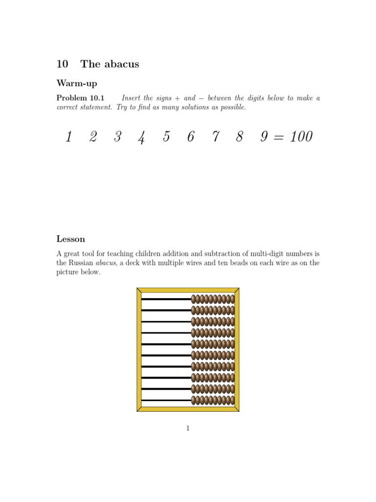 Handout 1685 1573 | PDF | Numbers | Mathematics