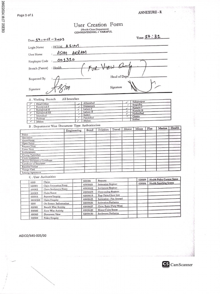 User Creation Method | PDF