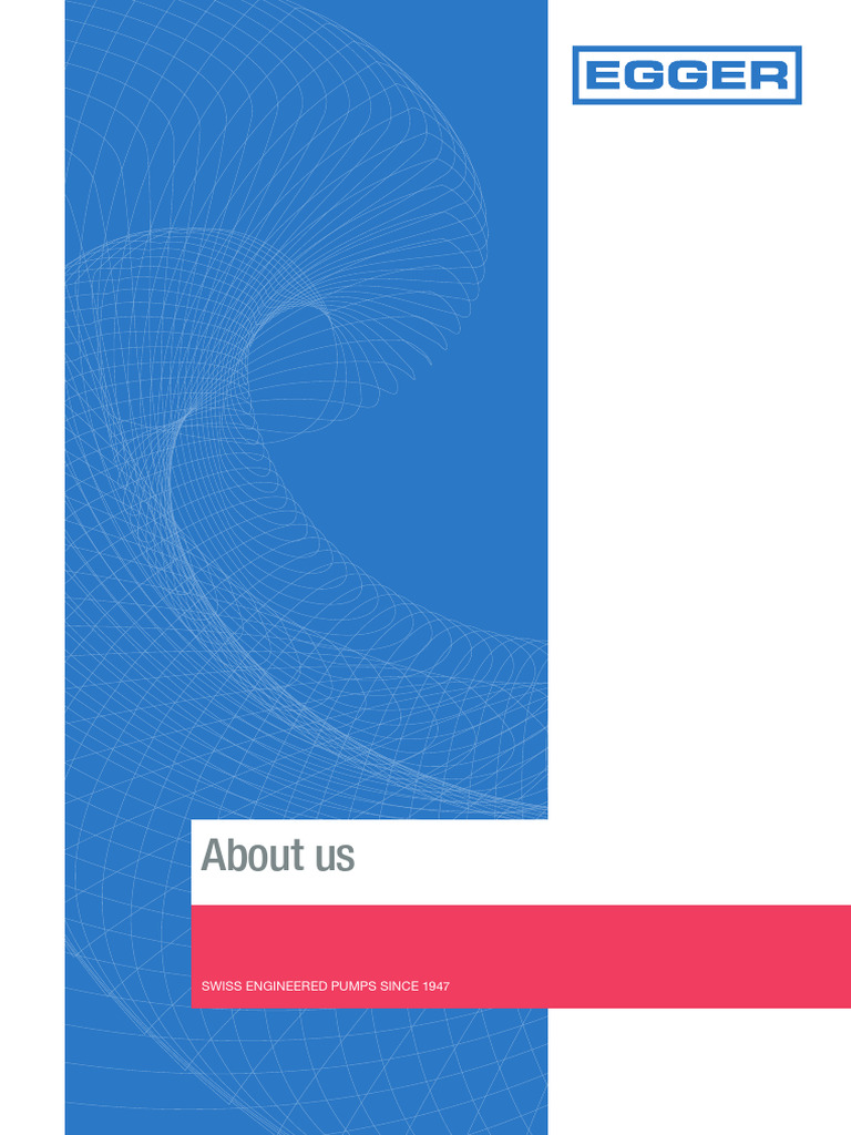 Egger - About Us | PDF | Pump | Chemical Engineering