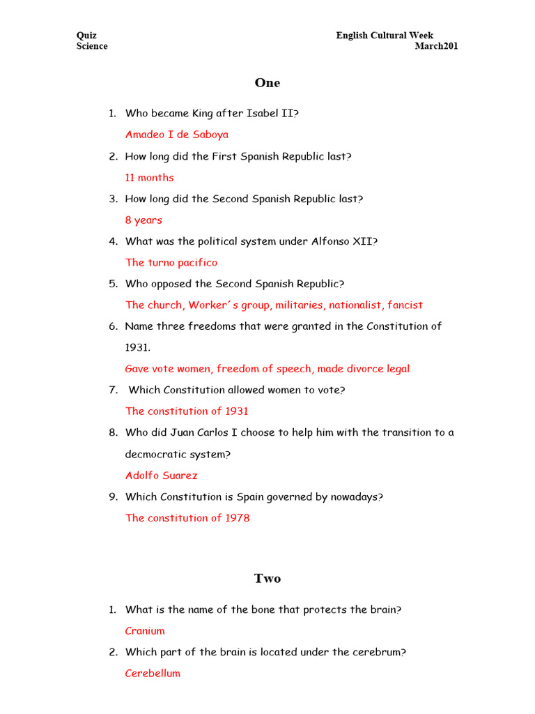 Science Quiz | PDF | Atmosphere | Atmosphere Of Earth