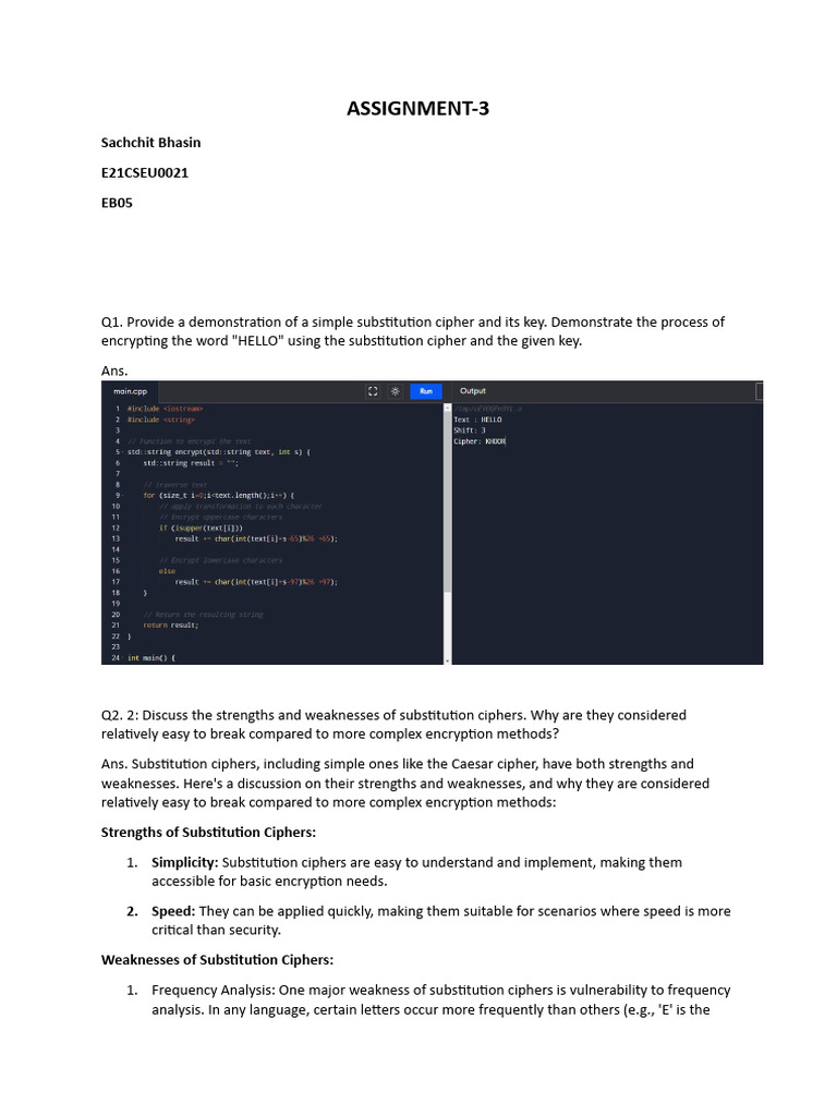 Assignment 3 E21cseu0021 | PDF | Cryptography | Public Key Cryptography