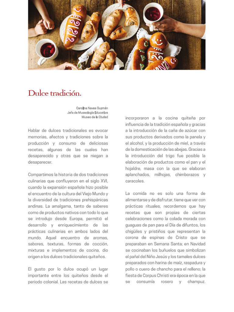 Dulce Tradicion | PDF | Postres | Gastronomía