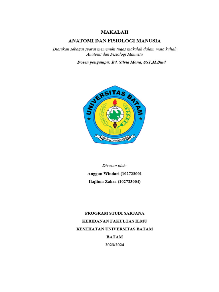 Materi Anatomi A G Pdf