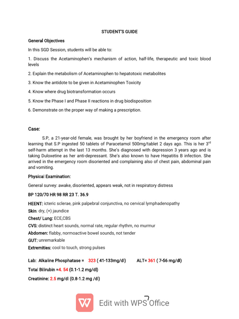 Basic Principles Student's Guide 1-1 | PDF | Drug Metabolism ...