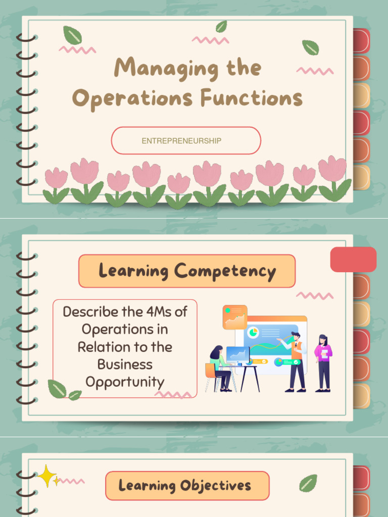 5 Managing The Operations Functions Pdf Business Economies 