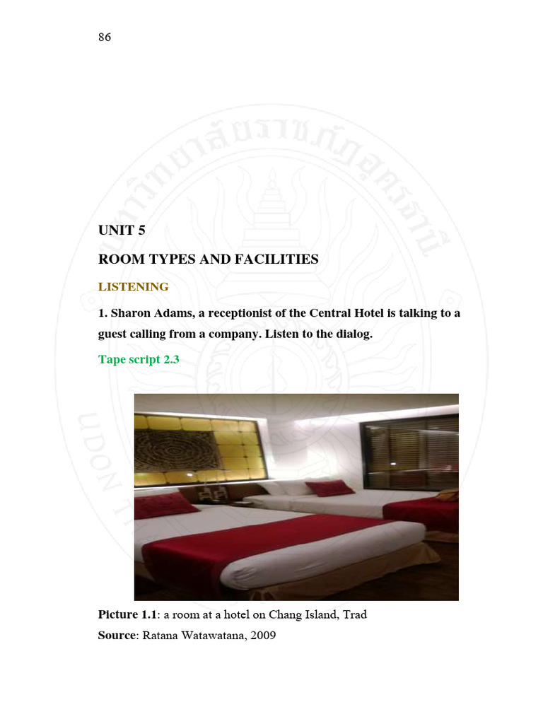 TYPES OF ROOMS | PDF | Hotel
