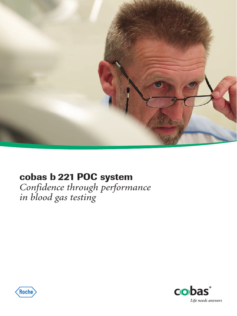 Roche Cobas B221 Version 6 Blood Gas Analyzer | PDF | Blood Plasma | Ph