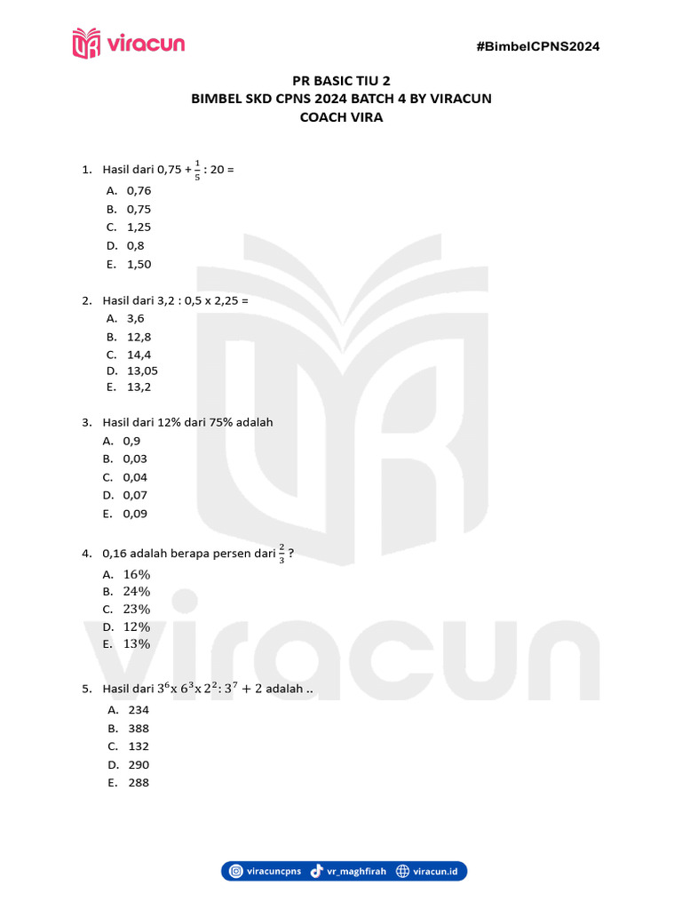 PR Basic TIU 2 - SKD B4 | PDF