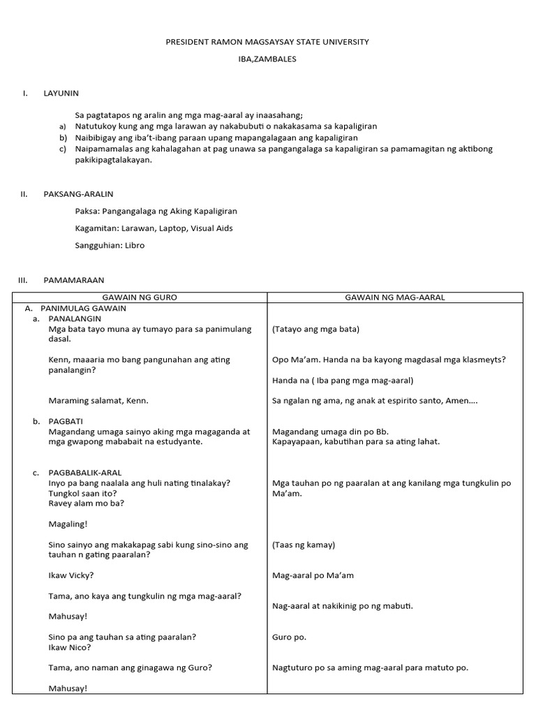 Aralin Panlipunan | PDF