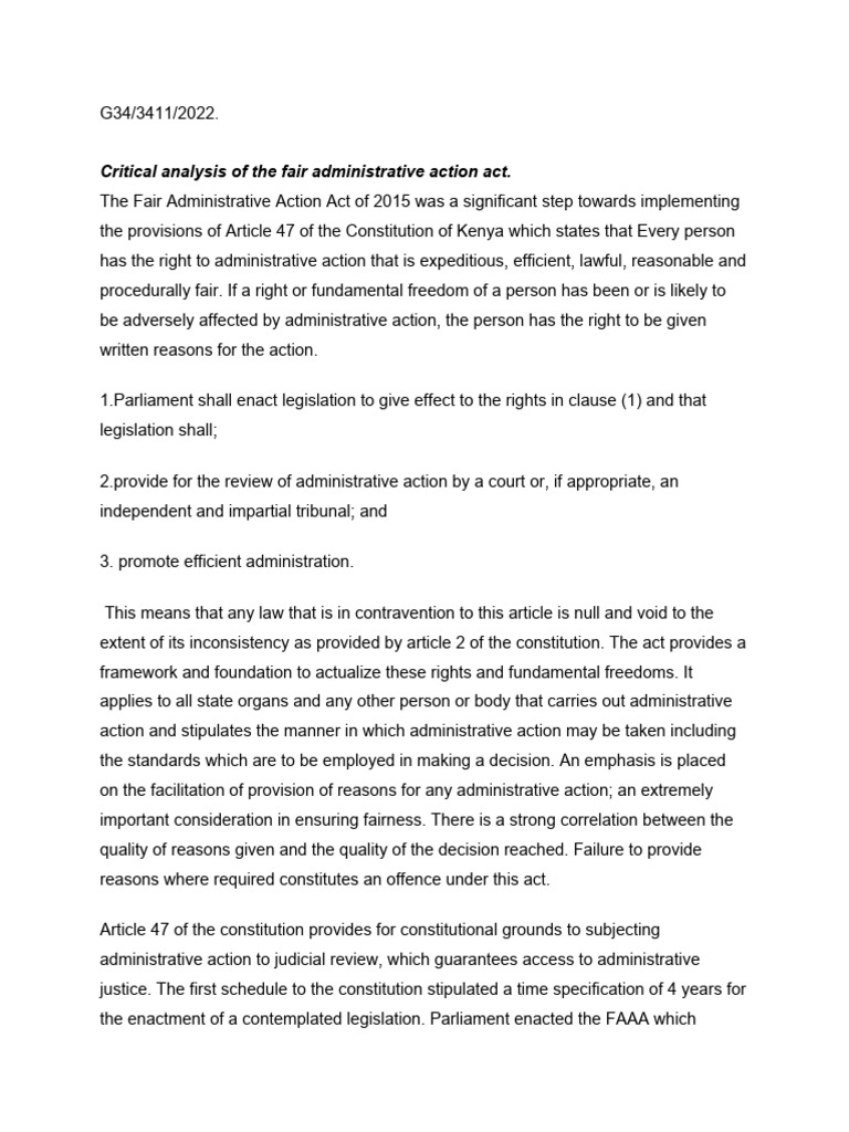 Administrative Law 2 Assignment | PDF | Judicial Review | Administrative Law