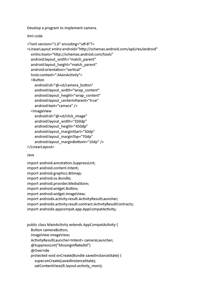 Mad Prac | PDF | Android (Operating System) | Java (Programming Language)