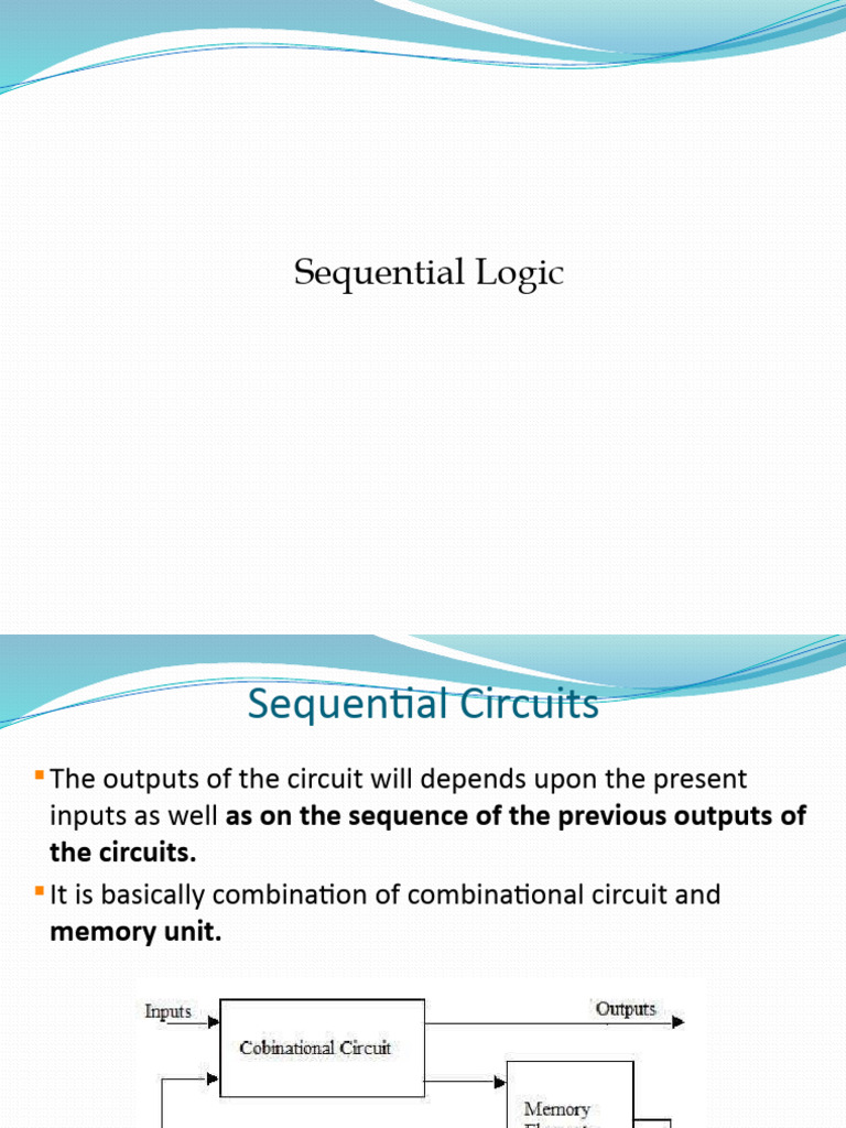 7. Sequential Logic | PDF | Logic Gate | Electrical Engineering