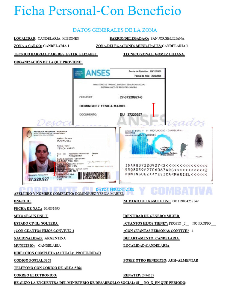 Yesi Dominguez Anatomia | Descargar gratis PDF | Documento de identidad