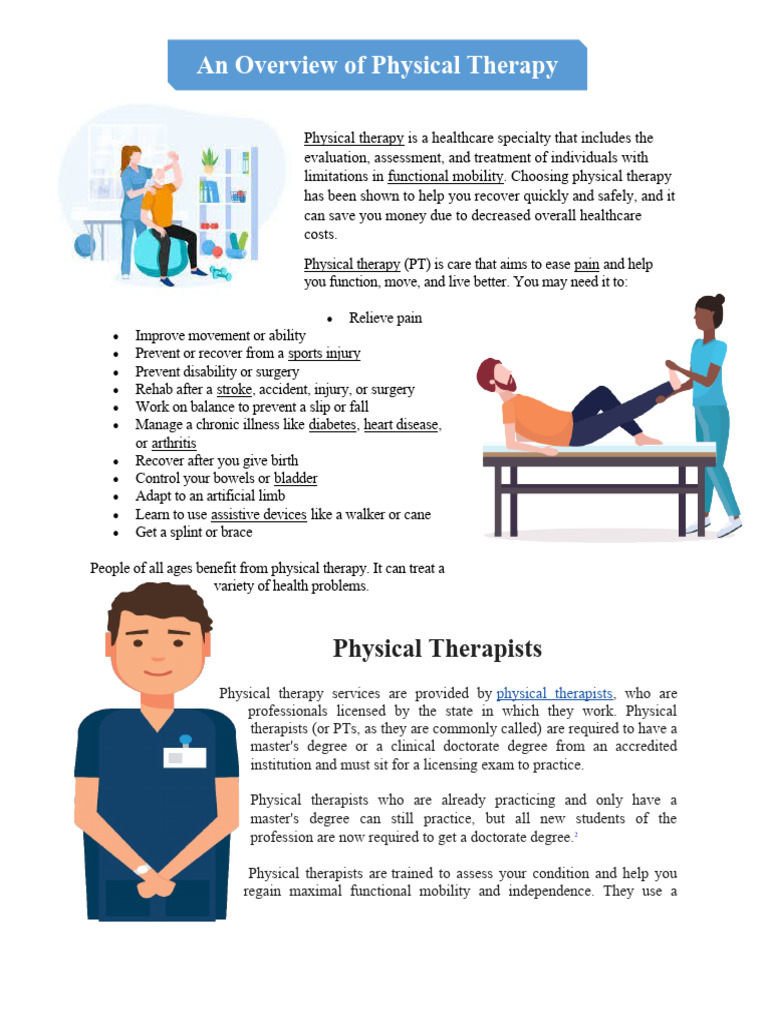 Physical Therapy | PDF | Physical Therapy | Medicine