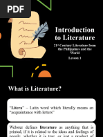 The 7 Literary Standards of Literature | PDF | Poetry | Lyric Poetry