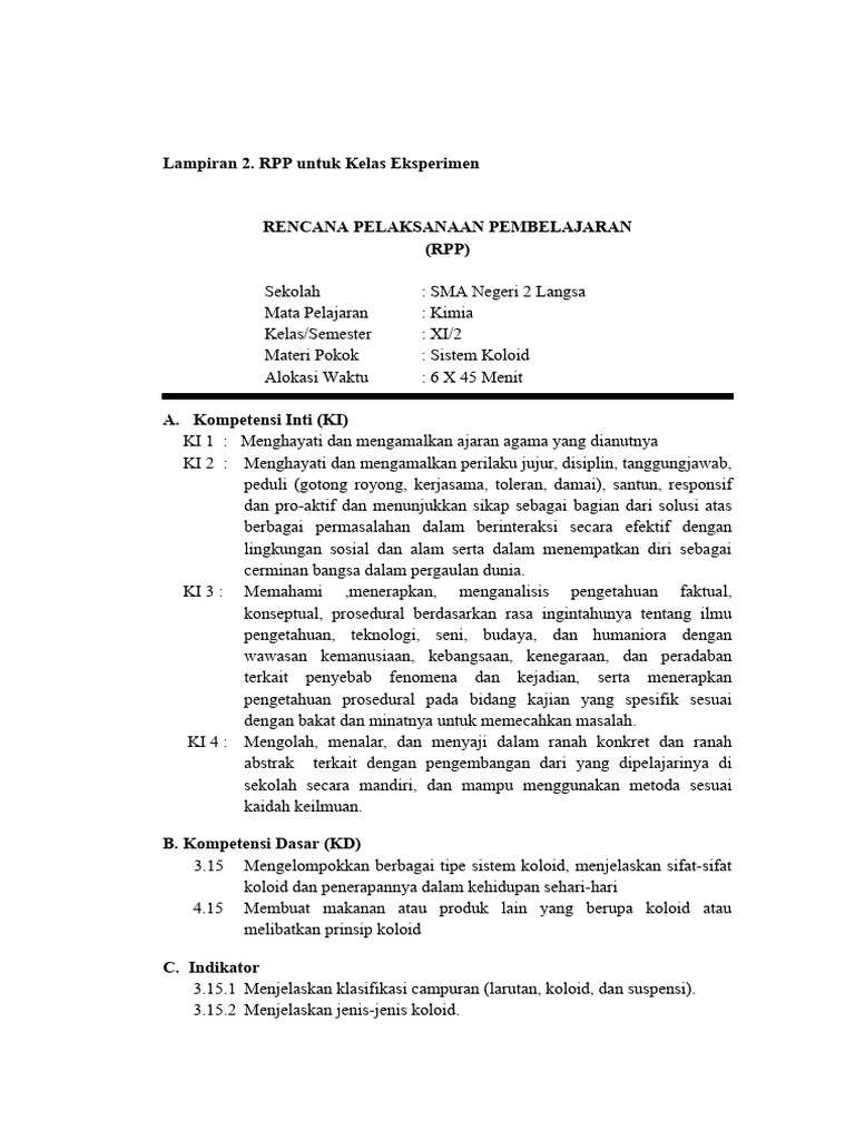 Lampiran 2. RPP | PDF