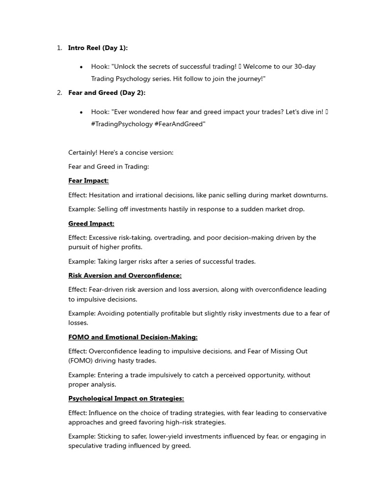 insta hooks | PDF | Mindset | Risk