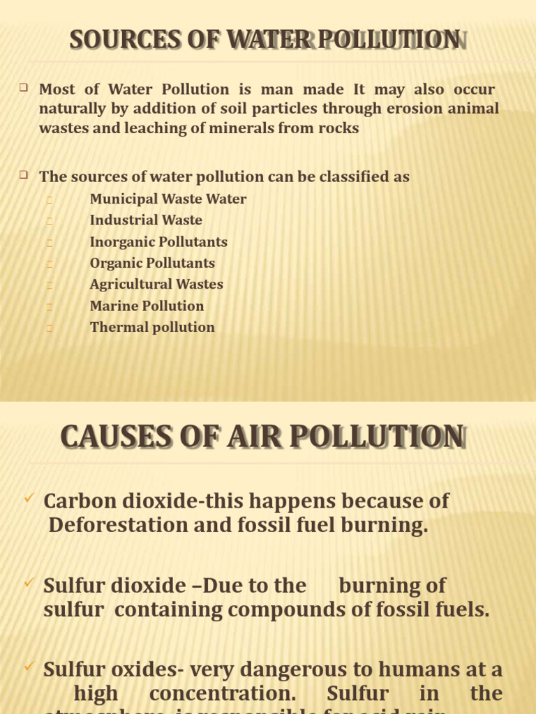 Environmental Pollution | PDF | Waste | Soil
