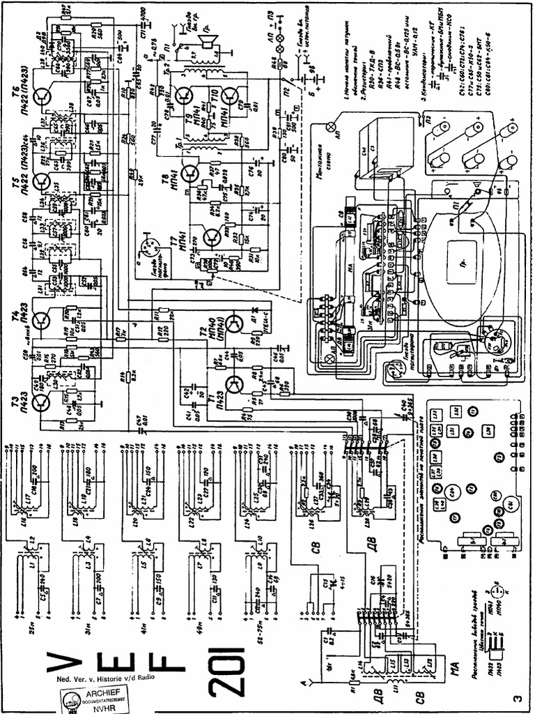 Vef 201 Portable Receiver 1972 Russian SM | PDF