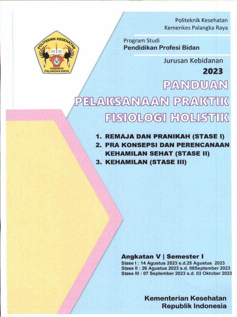 Buku Panduan Stase 1-3 Profesi Reguler Ang.i & RPL Transfer Ang.v | PDF