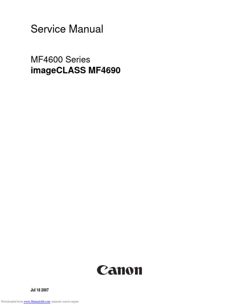 mf4690__imageclass_bw_laser | PDF | Image Scanner | Electronics