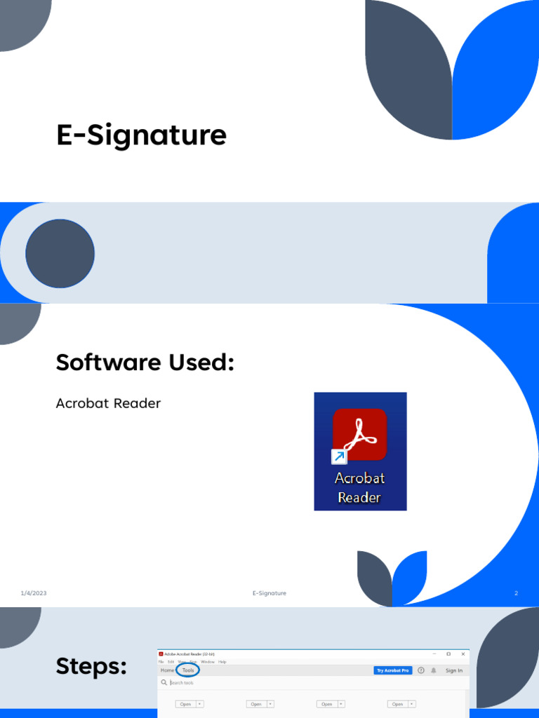 E-Signature Final Presentation PDF | PDF