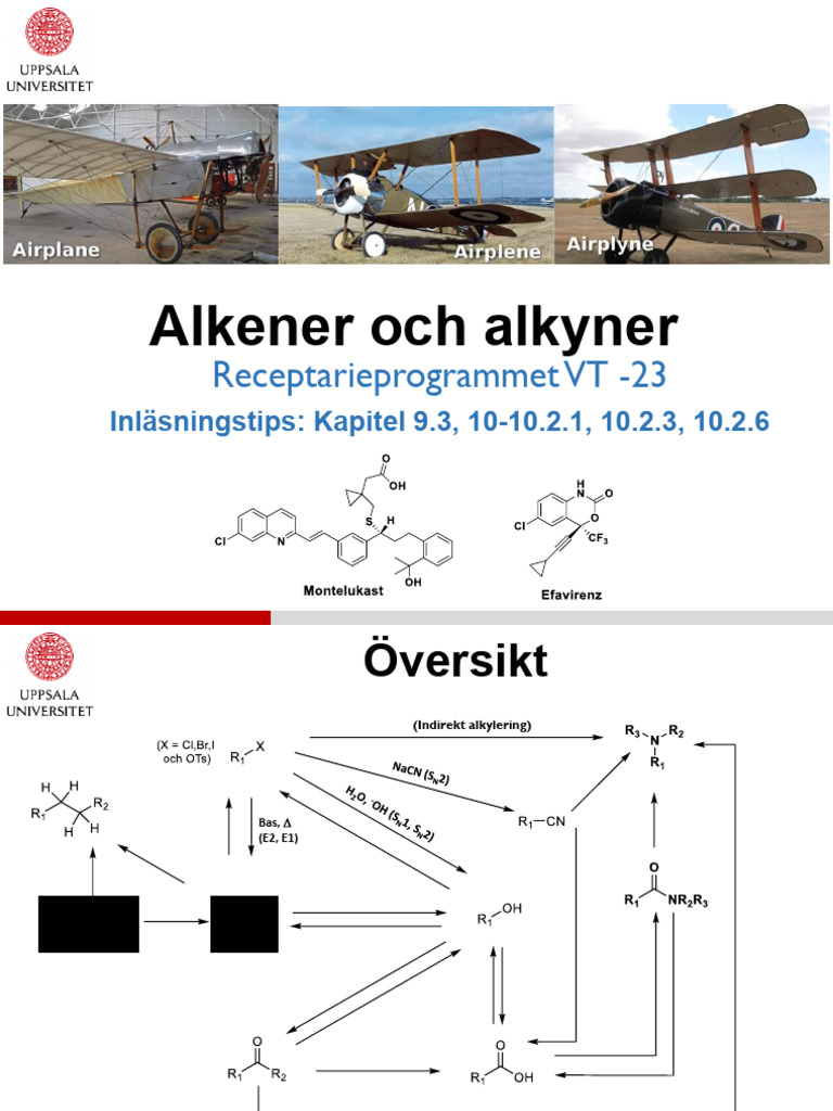 F10 Alkener Och Alkyner VT-23 | PDF