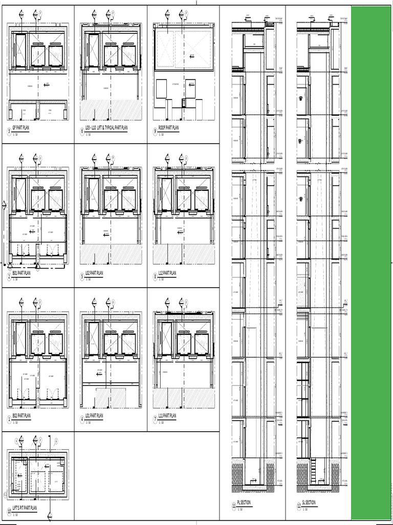 A406 - Lift Core Details - 1 | PDF