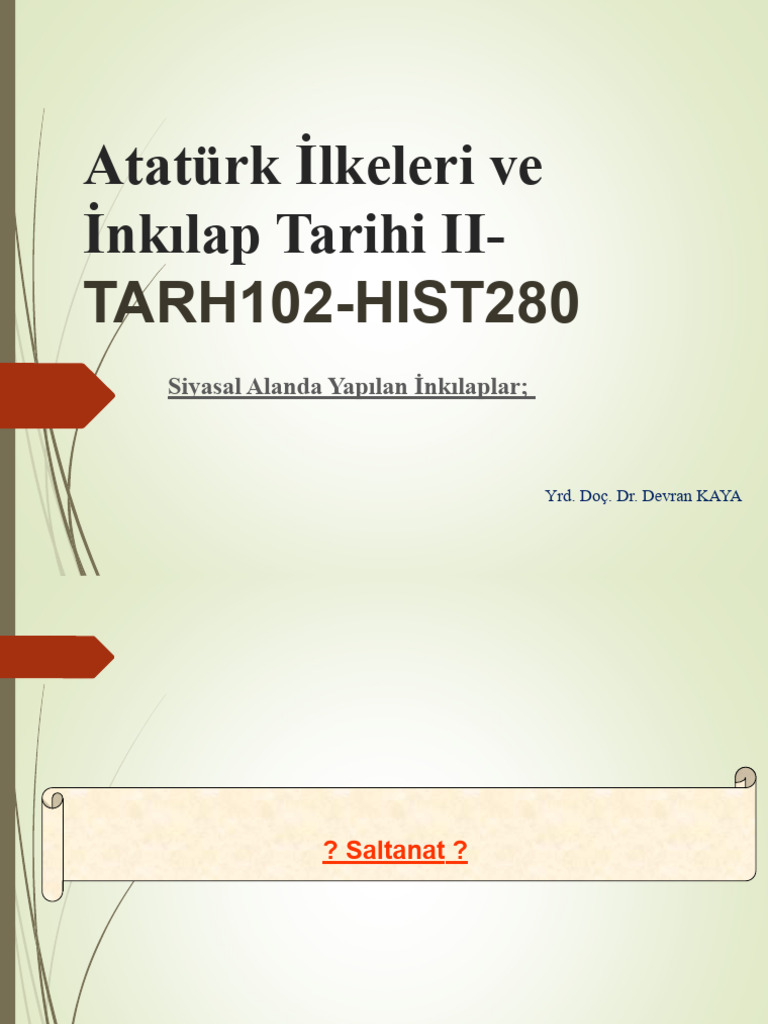 2.1- Siyasi İnk. Student | PDF