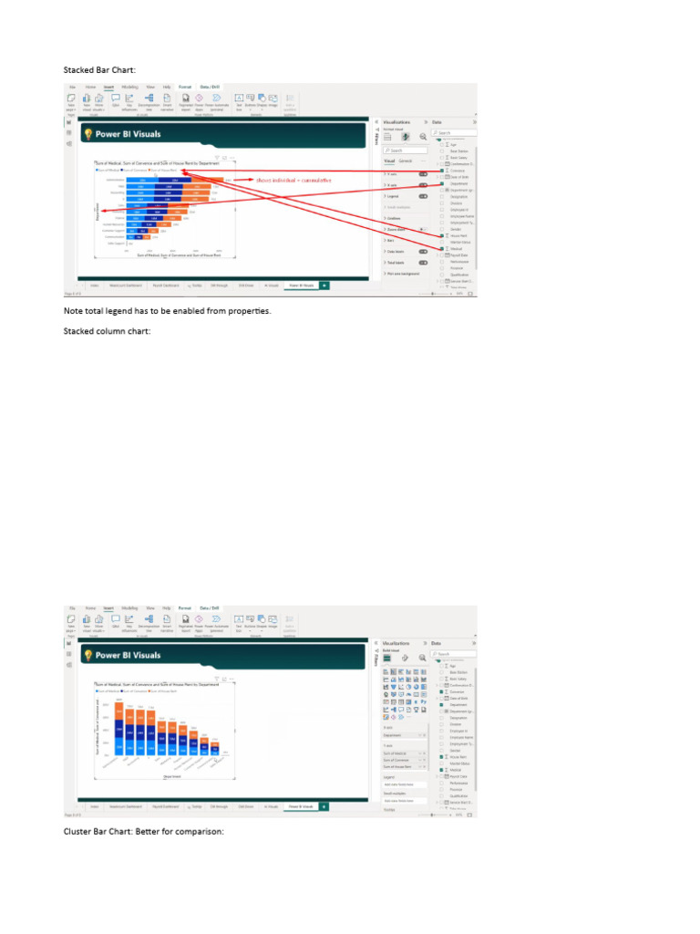 Lecture-5-Exploring Data Visualization in Power BI | PDF | Chart | Computing