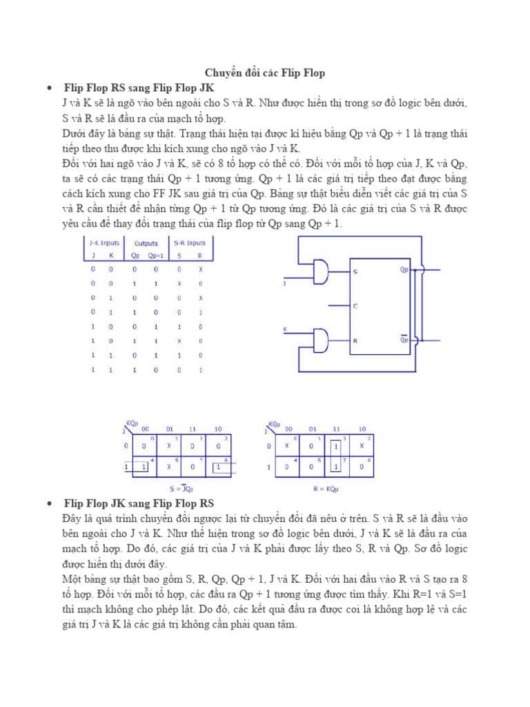 Chuyển đổi Flip Flop | PDF