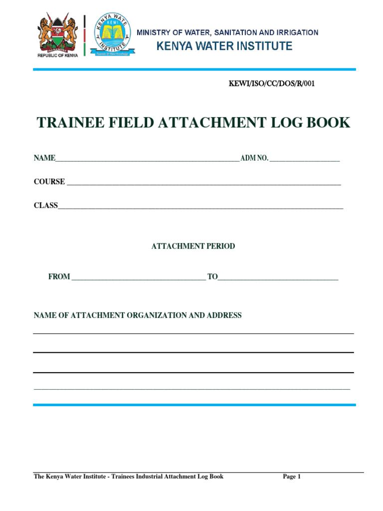 Attachment Log Book1 | PDF