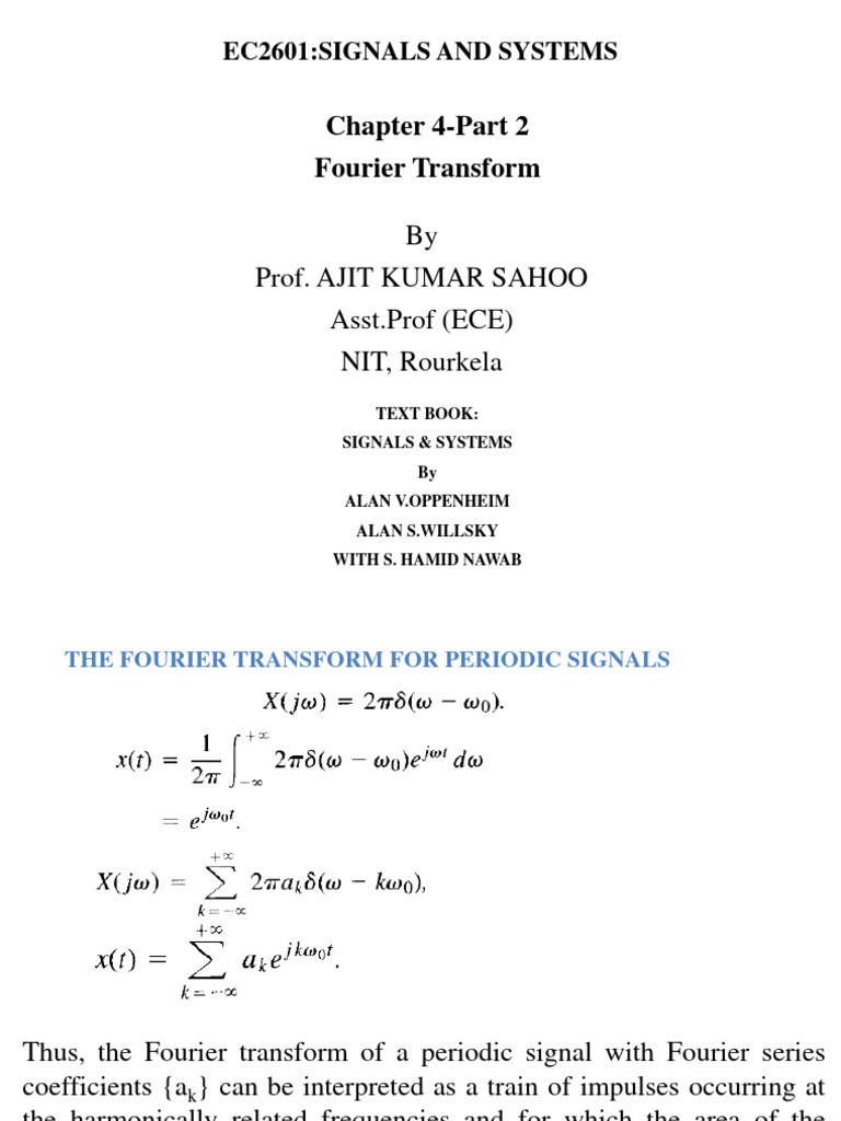 2030533370996_Lecturer 13 Signals & Systems | PDF | Fourier Transform ... 2030533370996_Lecturer 13 Signals & Systems | PDF | Fourier Transform ...