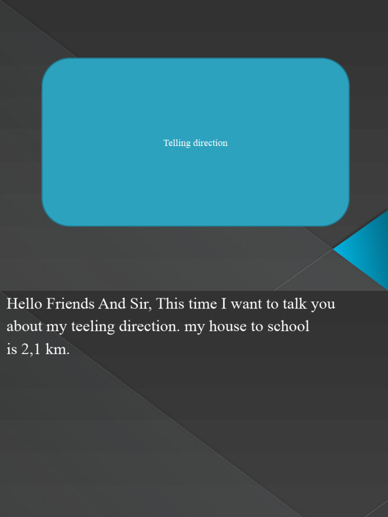 Telling Direction | PDF