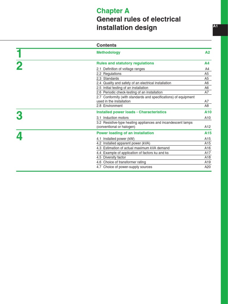 EIG A Electrical Design | PDF | Electrical Wiring | High Voltage