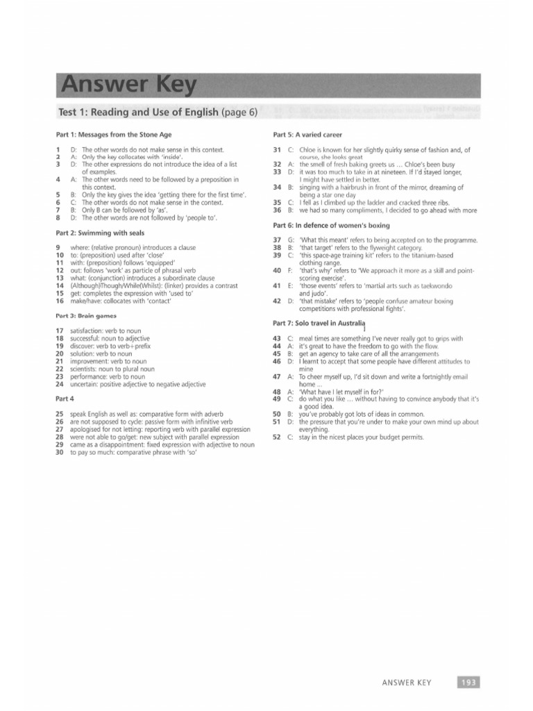 KEYS FCE - Practice - Tests - Plus - 2015 | PDF