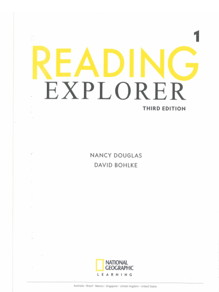 Reading Explorer 1 Part 1 | PDF
