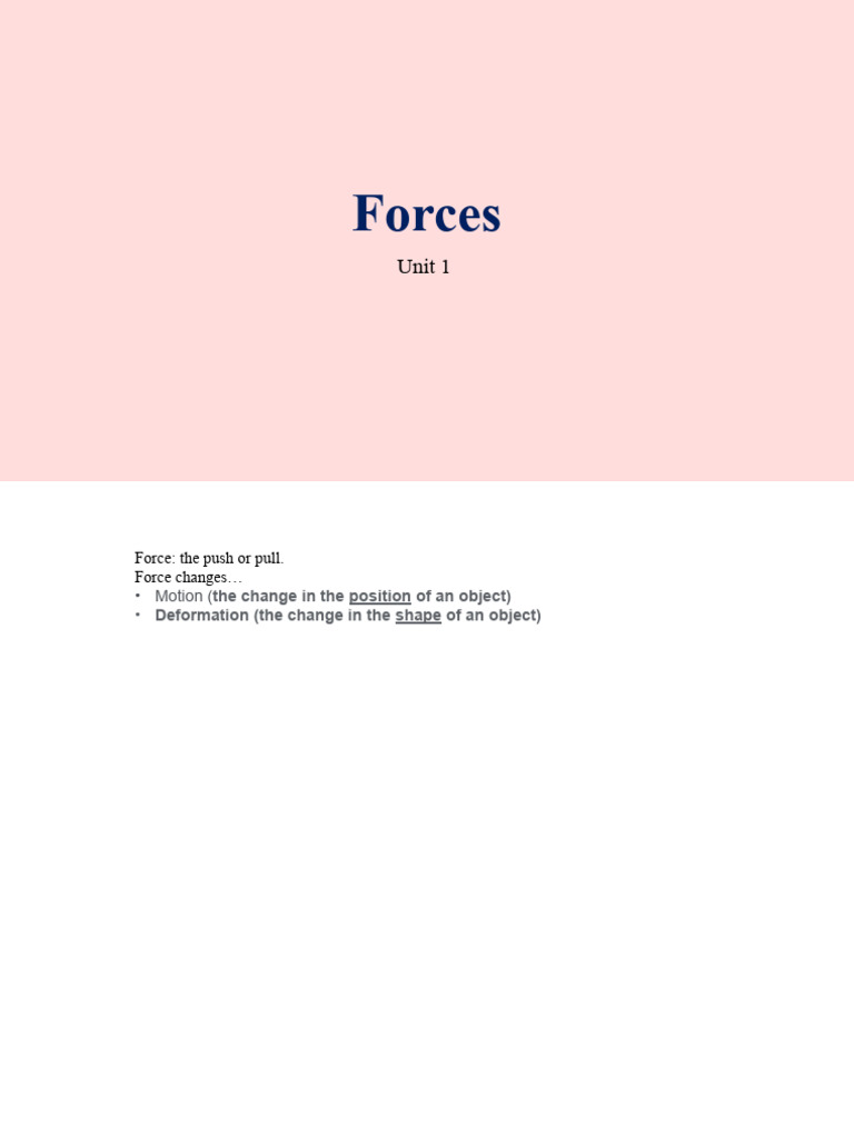 Forces | PDF | Acceleration | Velocity