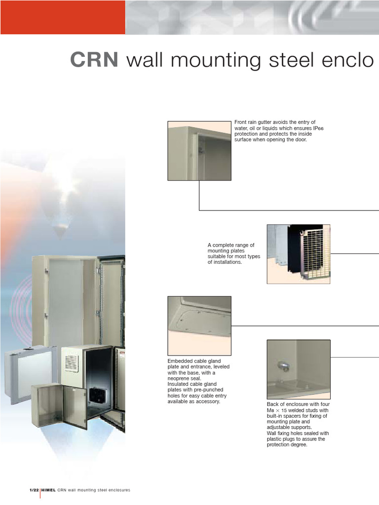 Himel CRN Enclosures (Wall Mounting) | Download Free PDF | Door | Wall