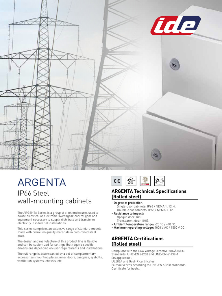 ide GN... Enclosures | PDF | Door | Rolling (Metalworking)