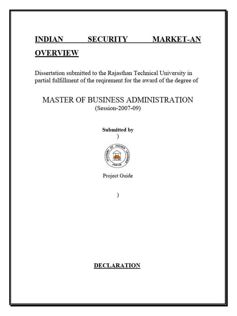 Indian Securities Market An Overview | PDF | Securities (Finance) | Stocks Indian Securities Market An Overview | PDF | Securities (Finance) | Stocks