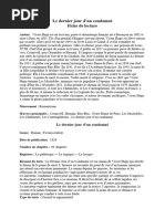 Résumé Le Dernier Jour D'un Condamné | PDF