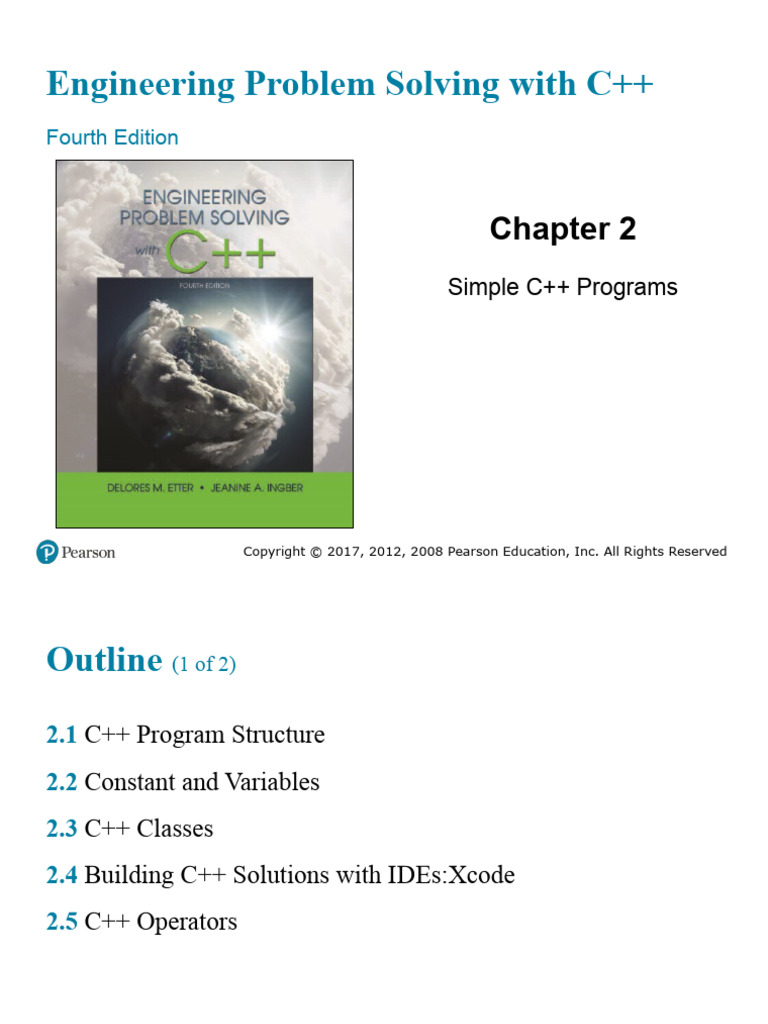 Chapter 2 Simple C Programs Accessible Pdf Constructor Object Oriented Programming