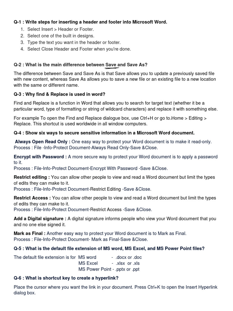 Computer Fundamentals (Word) | PDF | Microsoft Word | Microsoft Excel