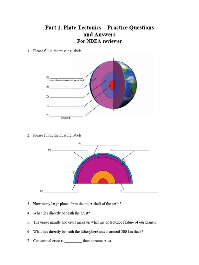 Part-1 | PDF | Plate Tectonics | Terrestrial Planets